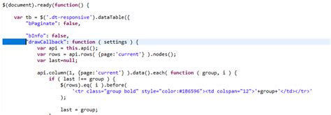 Hide The Icon Appended By Drawcallback In My Data Table — Datatables