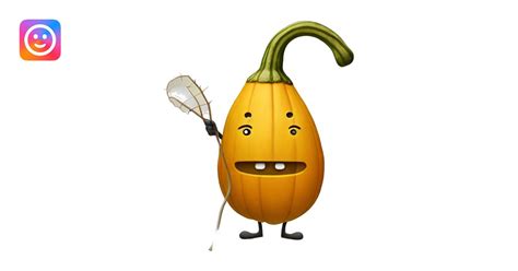 A Squash With Stick Figure Arms And Legs And A Smiley Face Emoji Ai Emoji Generator