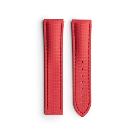 Red Watch Straps Loop Less™ Hydroflex™ Sailcloth Nylon Hydroflex