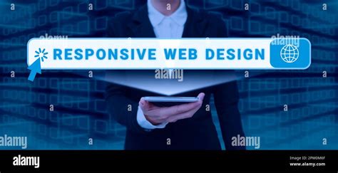 Writing Displaying Text Responsive Web Design Internet Concept Web Page Creation That Makes Use