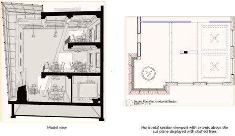 creating a horizontal section viewport