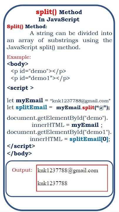 Split Method In Javascript Ensolutions5210 Javascript Split