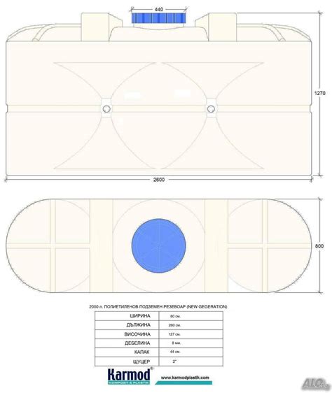 2000л Цистерни Резервоари за вкопаване Септични ями За транспортиране Доставка в цяла Бъ
