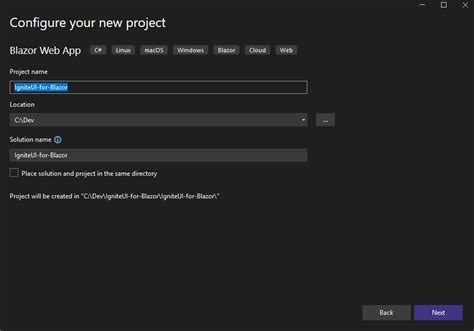Getting Started Ignite UI For Blazor Infragistics