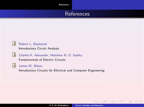 Circuit Variables And Elements Pdf Physics Science