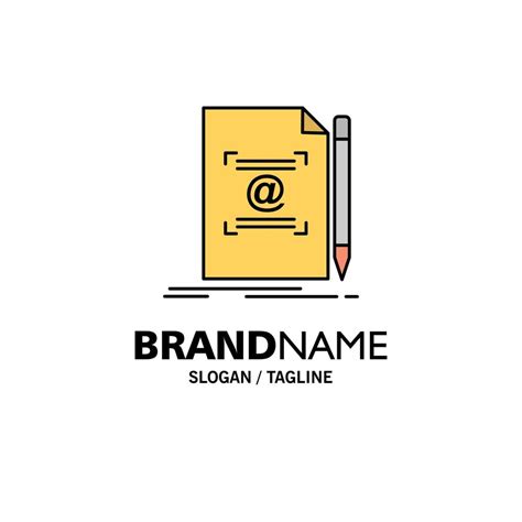 Note Letter Text Mail Create Business Logo Template Flat Color 15168533