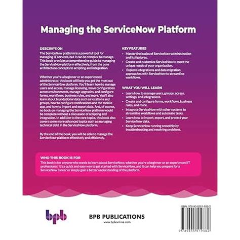Managing The Servicenow Platform A Comprehensive Guide To Servicenow Administration