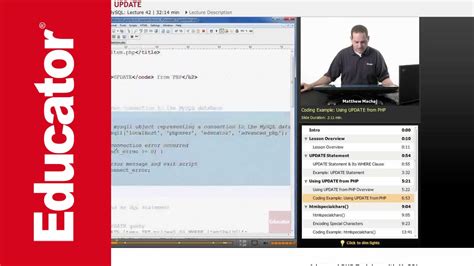 Php With Mysql Update Command Youtube
