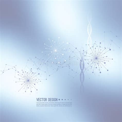 Array With Dynamic Emitted Particles Stock Vector Illustration Of Biotechnology Data 97370113