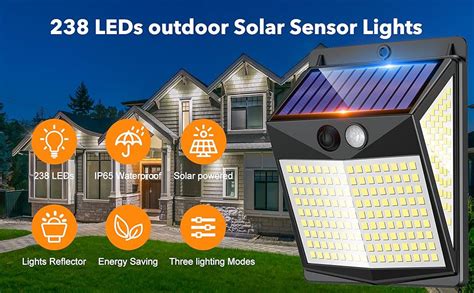 Solar Lights Outdoor Motion Sensor Solar Motion Detector Lamps For