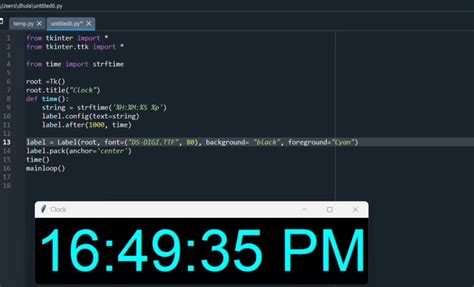 dhulasi meena on linkedin internpe python tkinter digitalclock programming pythoninternship…