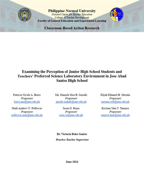 Cbar Abstract Borra Garado Merana Pollescas Rojas Tamayo Pdf Teachers Science