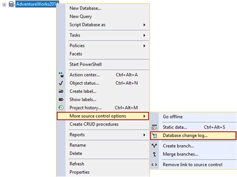 Using SQL Source Control To Track Database Changes