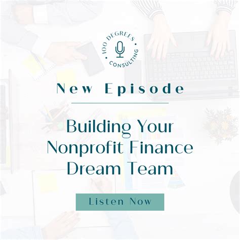 Building Your Nonprofit Finance Dream Team 100 Degrees Consulting