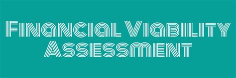 Financial Viability Assessment Et Planning