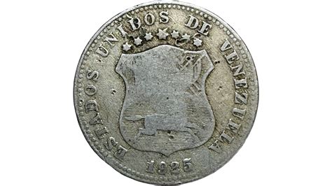 Ee Uu De Venezuela 12½ Centimos 1925 F Locha Numart Collections