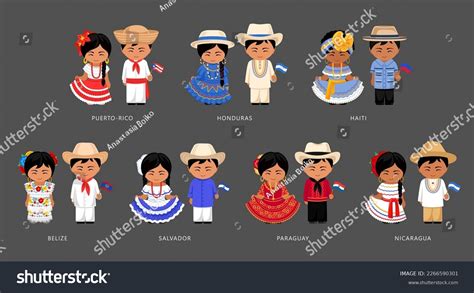 21 Imágenes De Niña Animada Traje Típico Honduras Imágenes Fotos Y