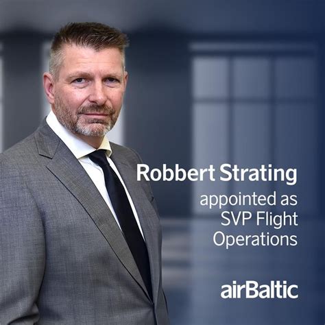 We Are Pleased To Announce The Appointment Of Robbert Strating As