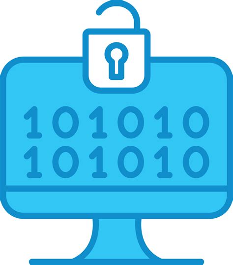 Decrypt Line Filled Blue 9582710 Vector Art At Vecteezy