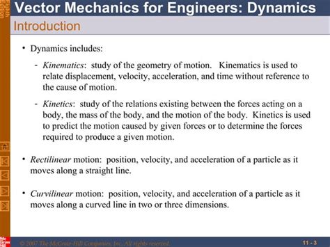 Chapter 11 Kinematics Of Particles Ppt