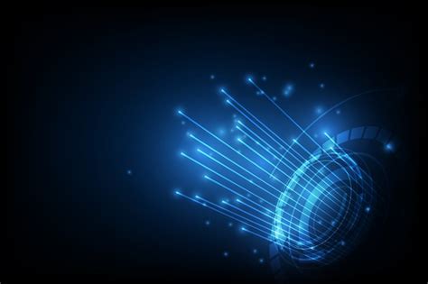 Premium Vector Connection Line On Networking Telecommunication Concept Background