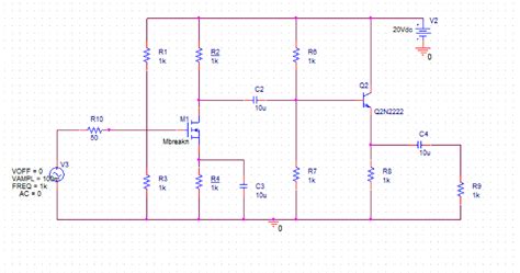 1 Using Both The 2n7000 Mosfet And The 2n2222a Bjt