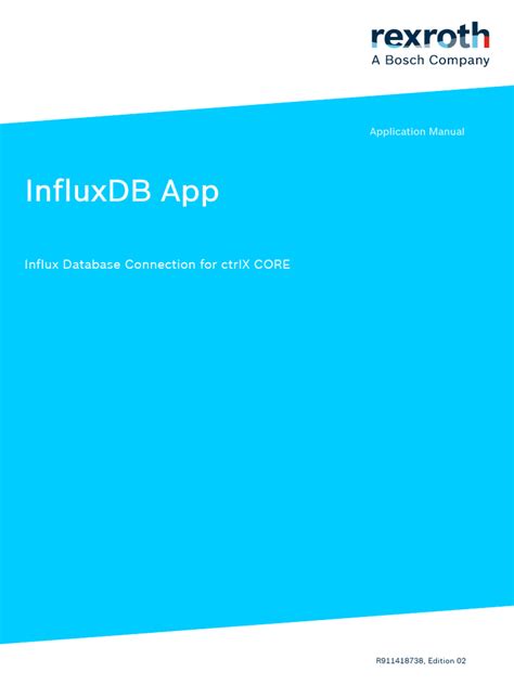 R911418738 02 Influxdb App Application Manual En Pdf Usb Flash Drive Computer File