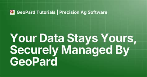 Your Data Stays Yours Securely Managed By Geopard Geopard Tutorials