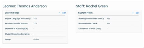 Custom Fields Wisenet Resources