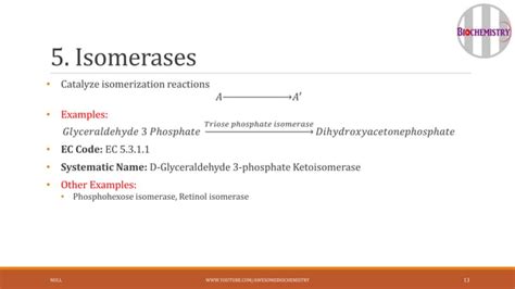 1 Enzymes Nomenclature And Classifications Copy Pptx