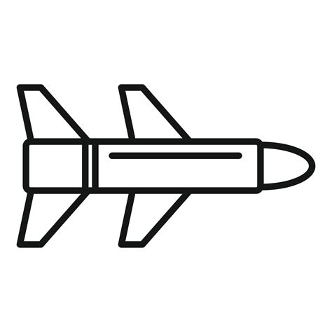 Missile Explosion Icon Outline Style 14502988 Vector Art At Vecteezy