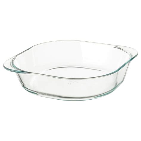 FÖljsam Oven Dish Clear Glass 245x245 Cm Ikea