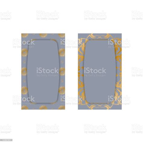 당신의 개성을 위한 빈티지 골드 장식이 있는 그레이 명함 강도는 돈을 훔친다 범인은 금화를 훔친다 강도 및 금융 보안 개념 플랫