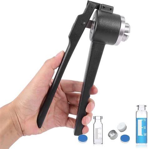 Manual Vial Capper Crimper Plastic Aluminium Cap Flip Off Cap Hand Sealing Machine Crimping