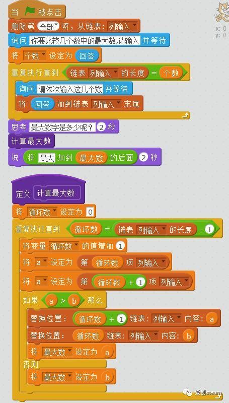 【scratch创意编程之二十八集】比较n个数，找最大的数（二） 少儿编程