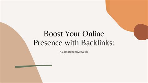 Elevating Your Websites Presence With Backlinks Mly Menu