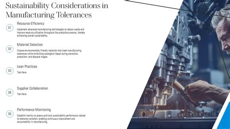 Sustainability Considerations In Manufacturing Tolerances Ppt Presentation St Ai Ss Ppt Presentation