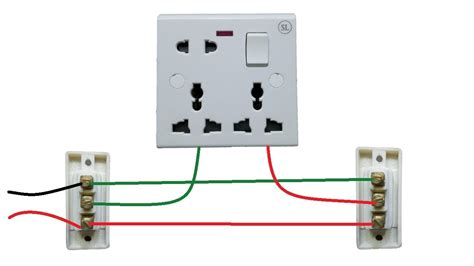 Way Switch Wiring For Combined Multi Pin Socket YouTube