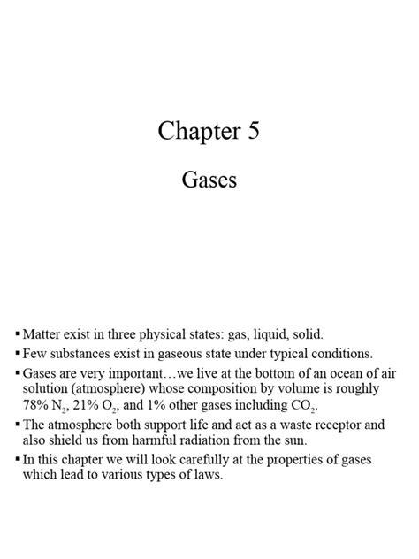 Chapter 5 Gases Download Free Pdf Pressure Gases