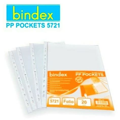 Jual Pocket File Pp Pocket 5721 Bindex Pp Pocket Folio Shopee Indonesia