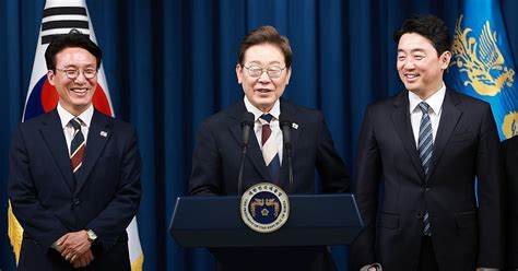 李대통령 첫 인사 메시지는…국정과제 속도전·세대교체 강조