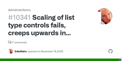 Scaling Of List Type Controls Fails Creeps Upwards In Splicontainer