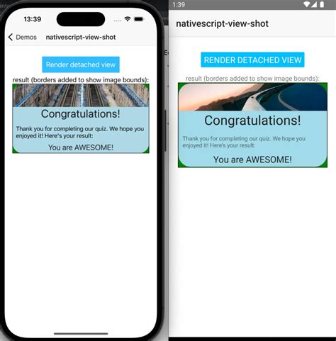Rendering Nativescript Angular Templates And Components Into Images
