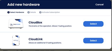 Cloudbox Configuration FuelCloud
