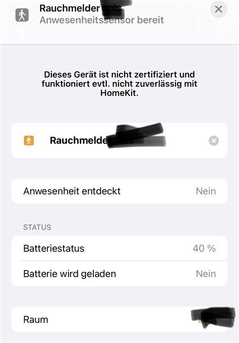Smoke Detector Shown As Presence Sensor In Homekit R Homeassistant