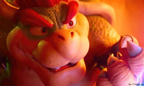 The Super Mario Bros Movie Bowser 4k Wallpaper Download