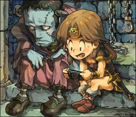 Nessie Nessie Kska Frankensteins Monster Simon Belmont Castlevania 1986 Castlevania