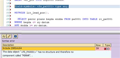 Solved Issue With Field Symbol Sap Community