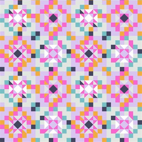 Free Vector Flat Design Colorful Geometric Pattern