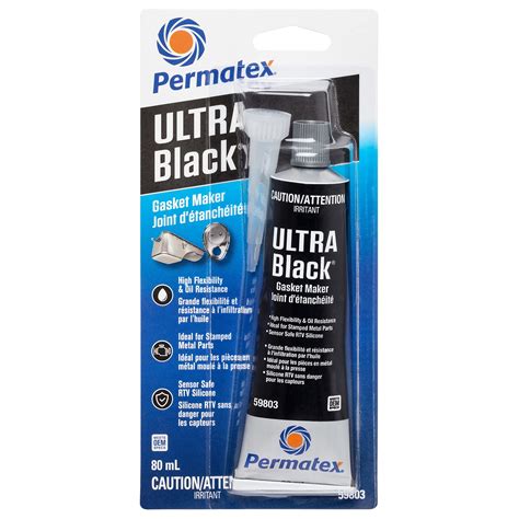 Permatex Ultra Black Gasket Maker Black 80 Ml 071350